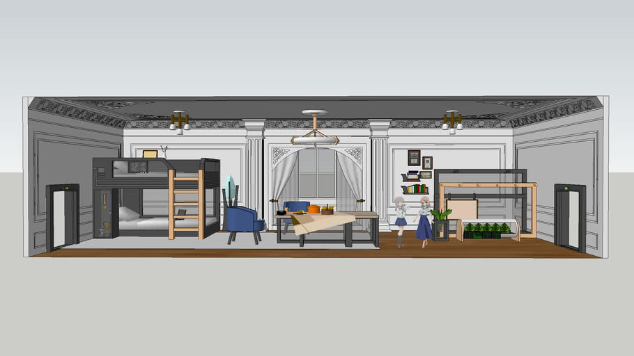 Victorian Royal Guard Academy Dormitory | 3D Warehouse