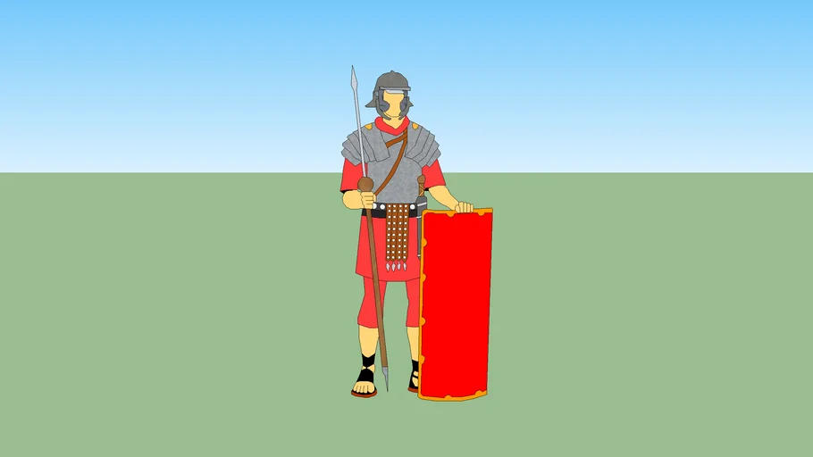 2D Roman Soldier | 3D Warehouse