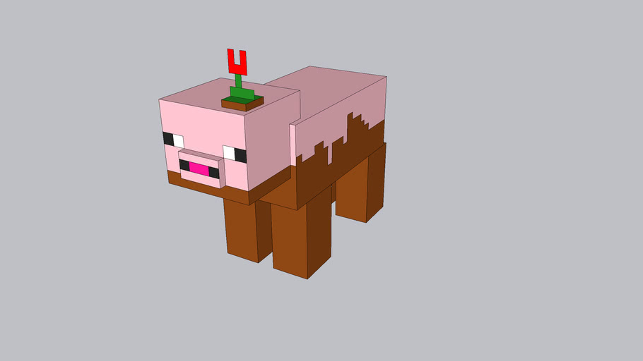 Minecraft Earth Muddy Pig | 3D Warehouse