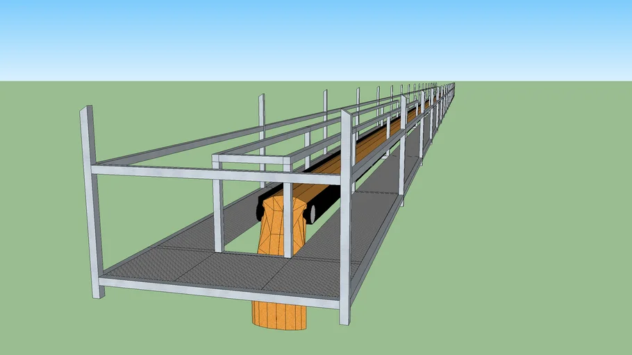 Overhead Grain Conveyor | 3D Warehouse