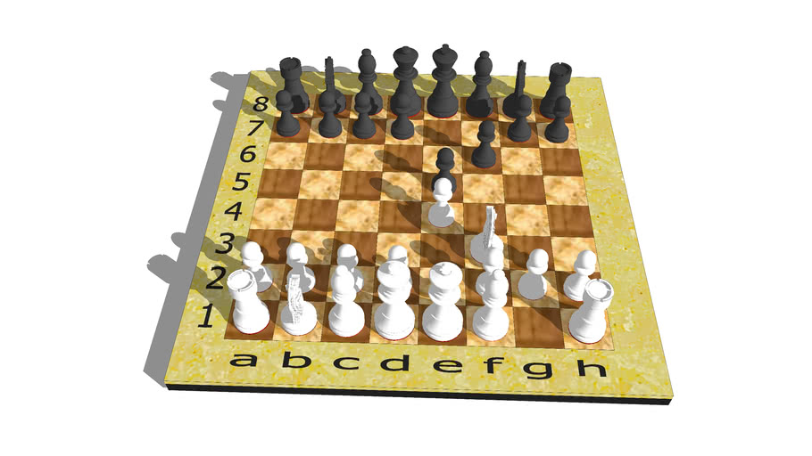 Chess - Open game openings | 3D Warehouse