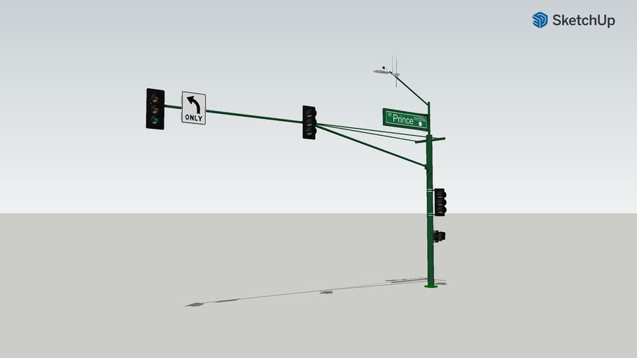 Phoenix AZ Traffic Light LED | 3D Warehouse