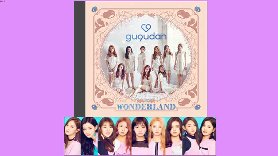 Gugudan The 1st Mini album Wonderland CD Box] | 3D Warehouse