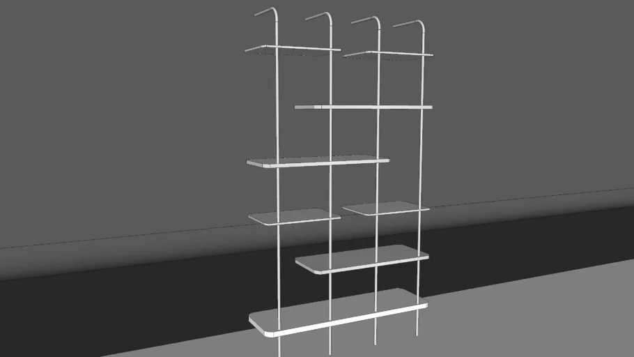 Living room shelves | 3D Warehouse