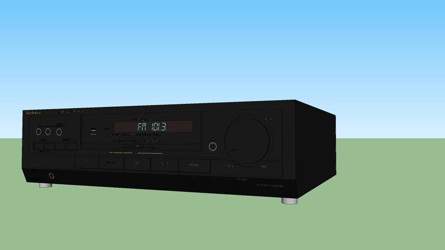 Technics SA-EX100 AM/FM stereo receiver | 3D Warehouse