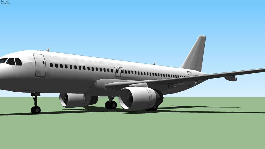 Template - Airbus A320-232 in IAE engine configuration | 3D Warehouse