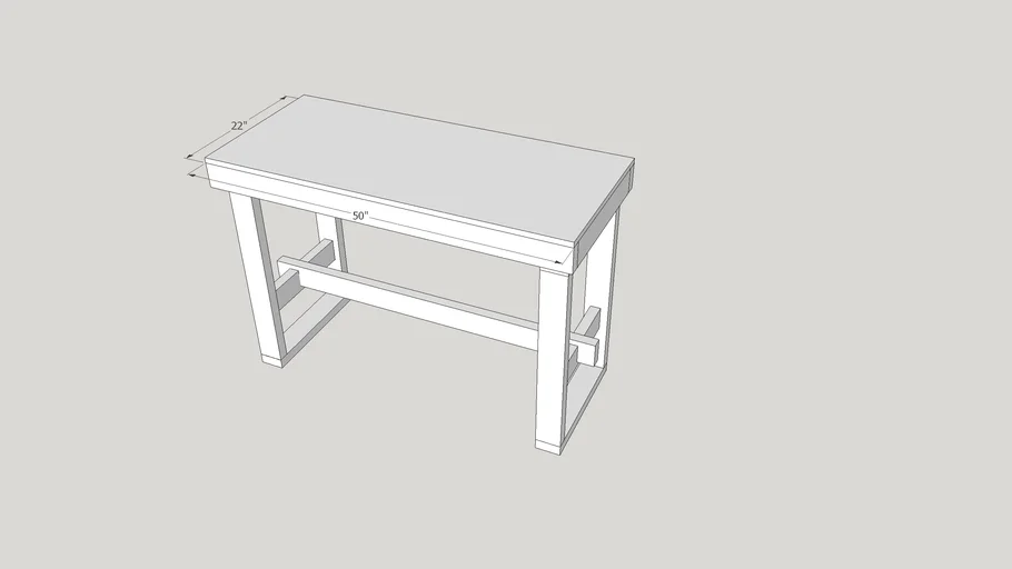 Foldable Workbench | 3D Warehouse