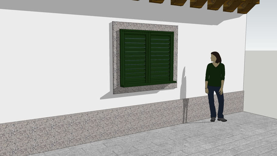 Simple house facade | 3D Warehouse