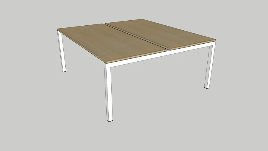 Connex P4O bench, 180x165 cm | 3D Warehouse