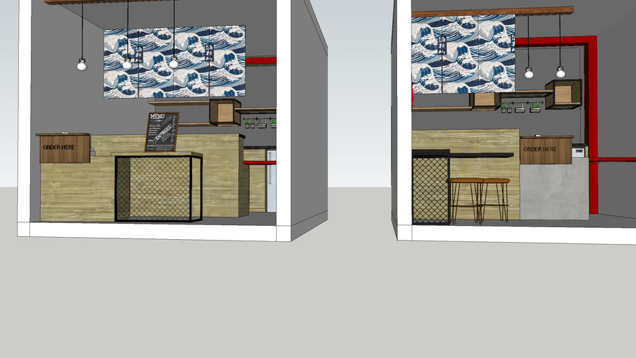 mini cafe | 3D Warehouse