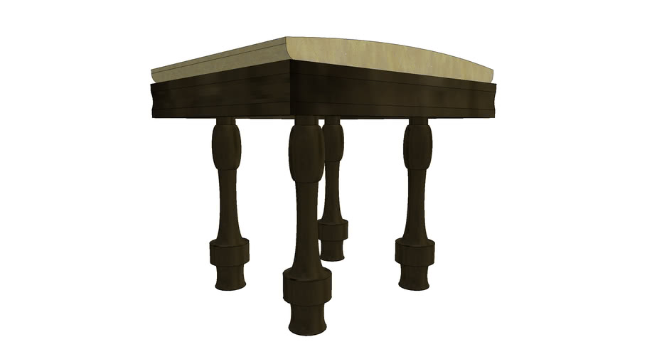 Ottoman Bench | 3D Warehouse