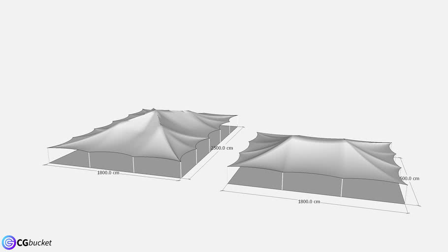 Stretch Tents 01 | 3D Warehouse