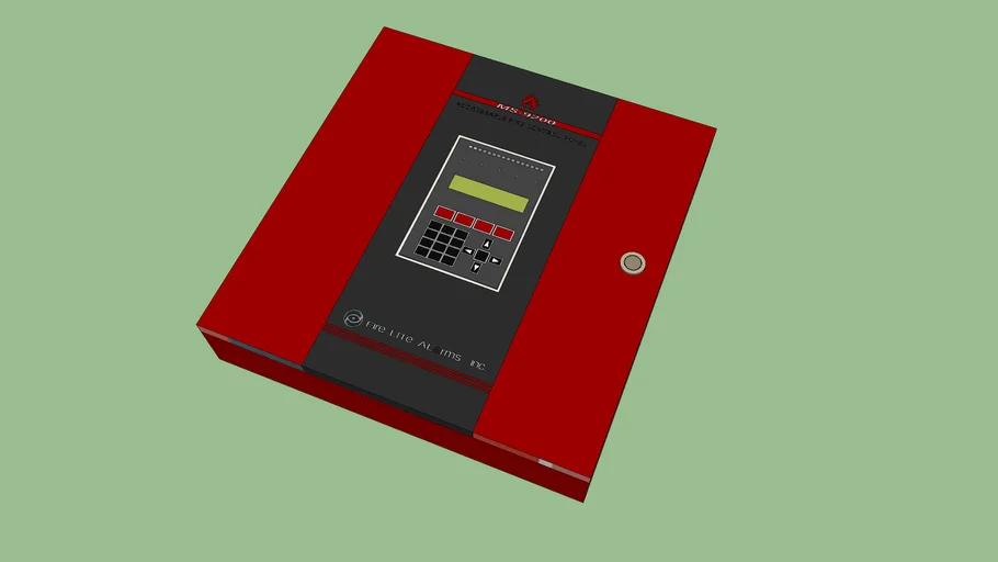 Fire-Lite MS-9200 fire alarm control panel | 3D Warehouse