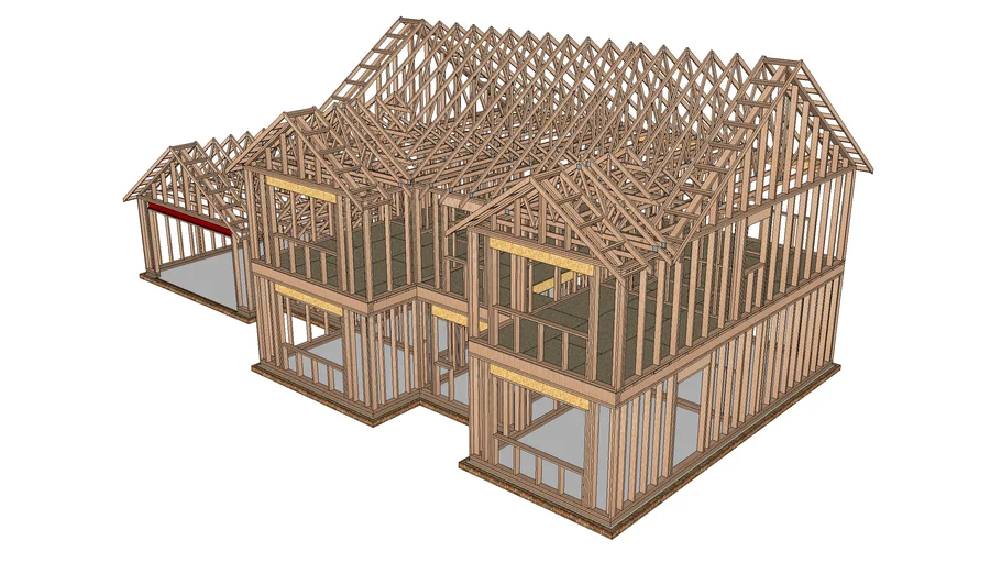 Timber Frame | 3D Warehouse