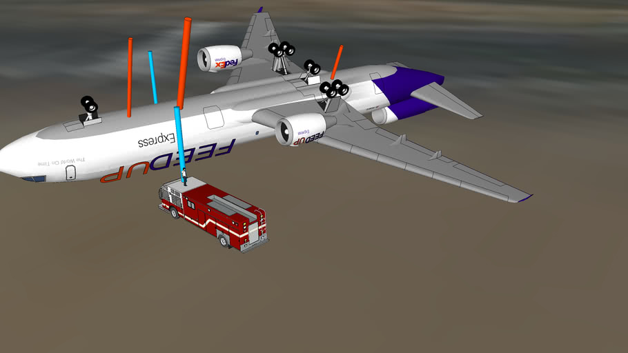 FeedUp Express Flight 80 | 3D Warehouse