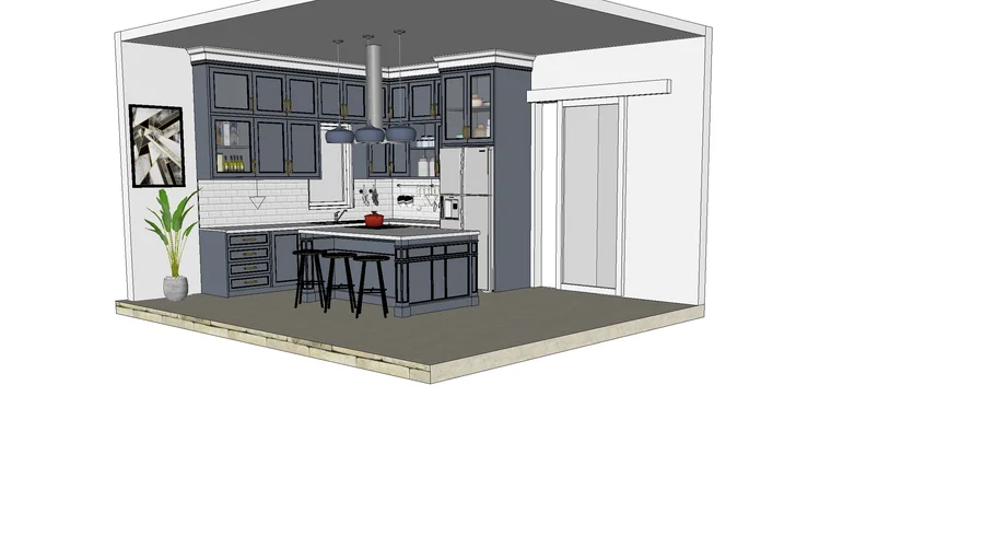 Kitchen Set / Pantry | 3D Warehouse