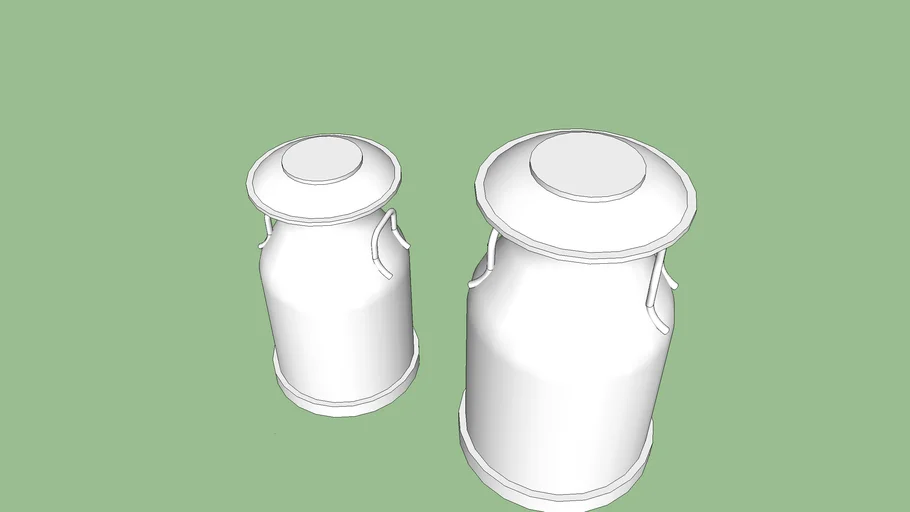Milk cans | 3D Warehouse