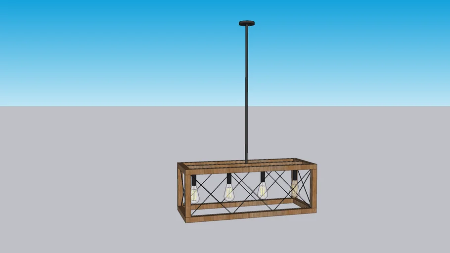 Farmhouse Chandelier | 3D Warehouse
