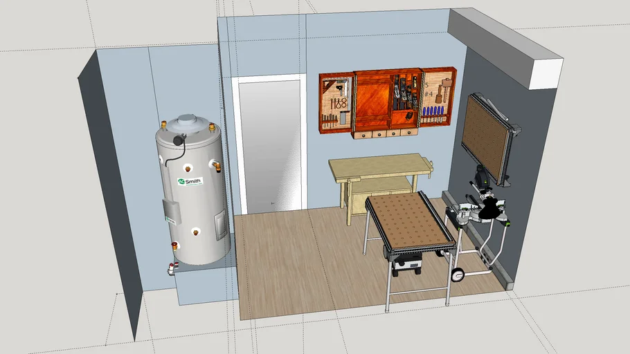 Small Festool Shop in Garage | 3D Warehouse