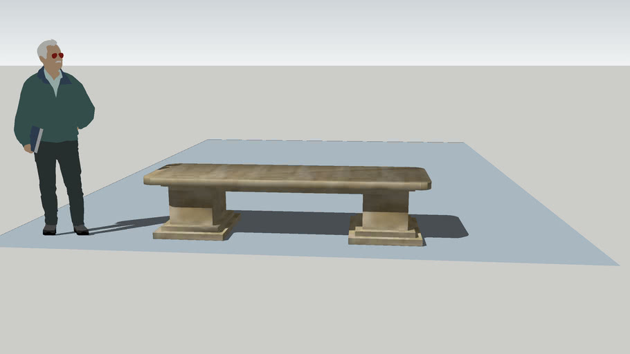 Stone bench | 3D Warehouse
