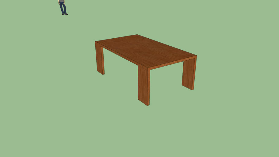 contemporary dining table | 3D Warehouse