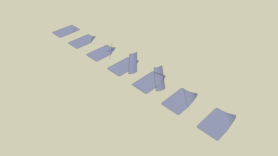 bending a card | 3D Warehouse