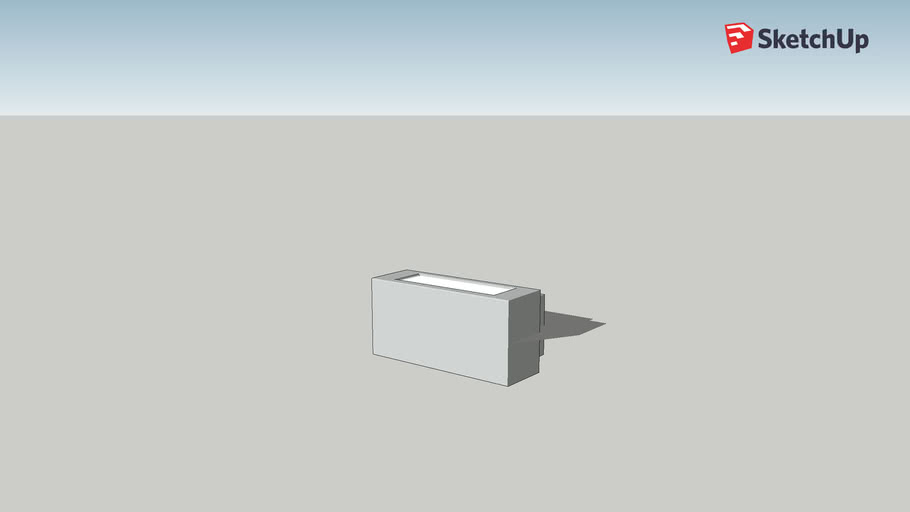 LIFT RECTANGULAR 2 WINDOWS - outdoor lighting | 3D Warehouse