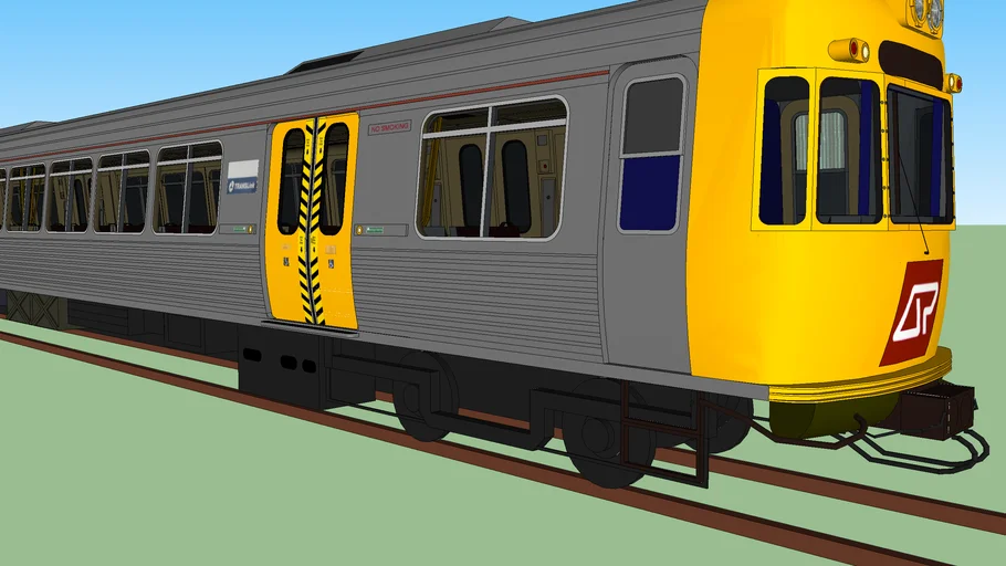 Queensland Rail EMU (Electric Multiple Unit) FIRST CARRIAGE ONLY | 3D ...