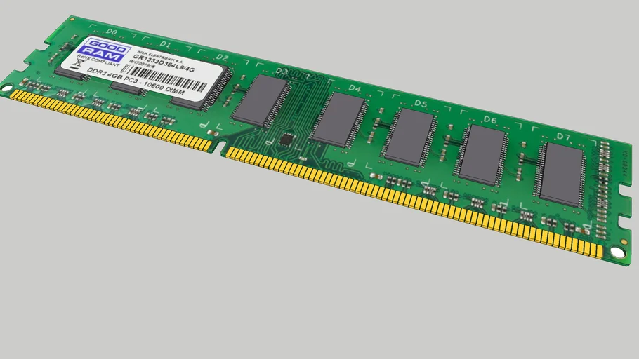 DDR3 DRAM | 3D Warehouse