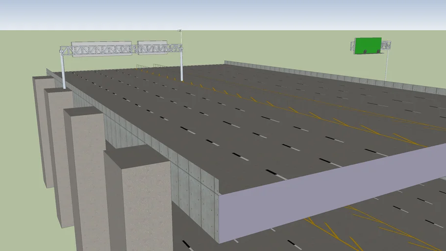 Multiple deck Freeway | 3D Warehouse