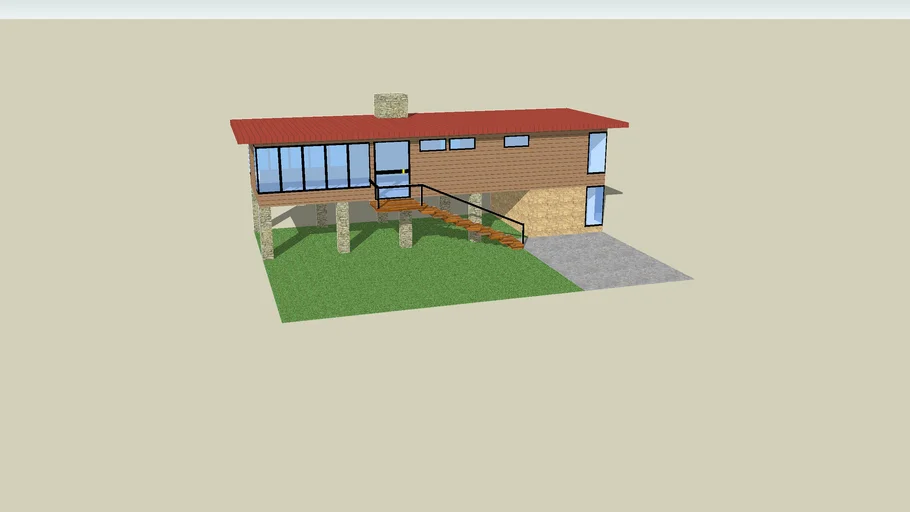 Modular Brick House | 3D Warehouse