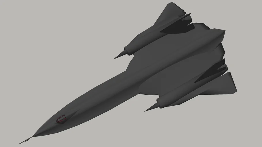 Lockheed SR-71 Blackbird | 3D Warehouse