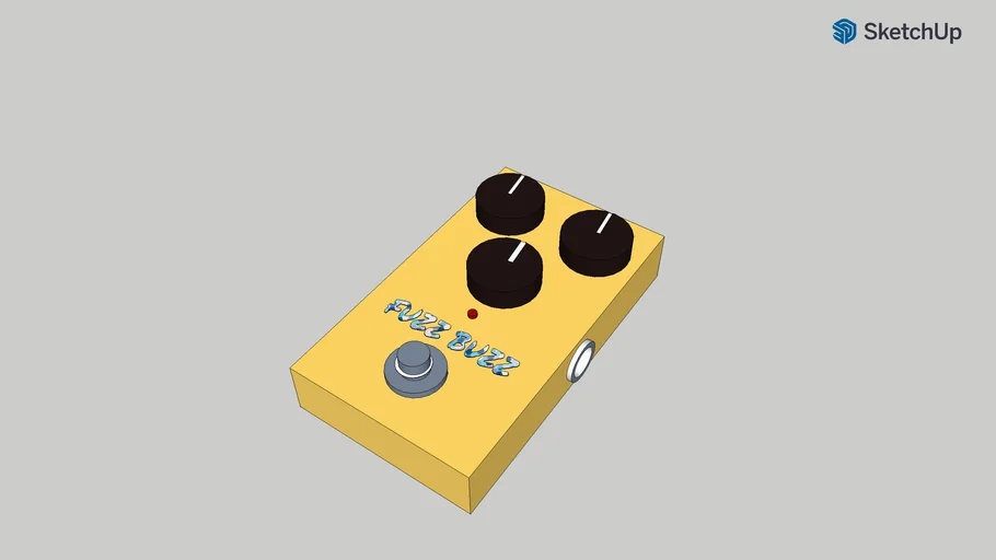 Guitar Pedal Fuzz Buzz | 3D Warehouse