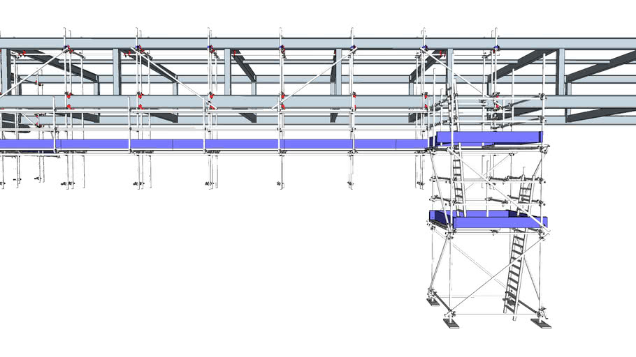 Slung Scaffold | 3D Warehouse