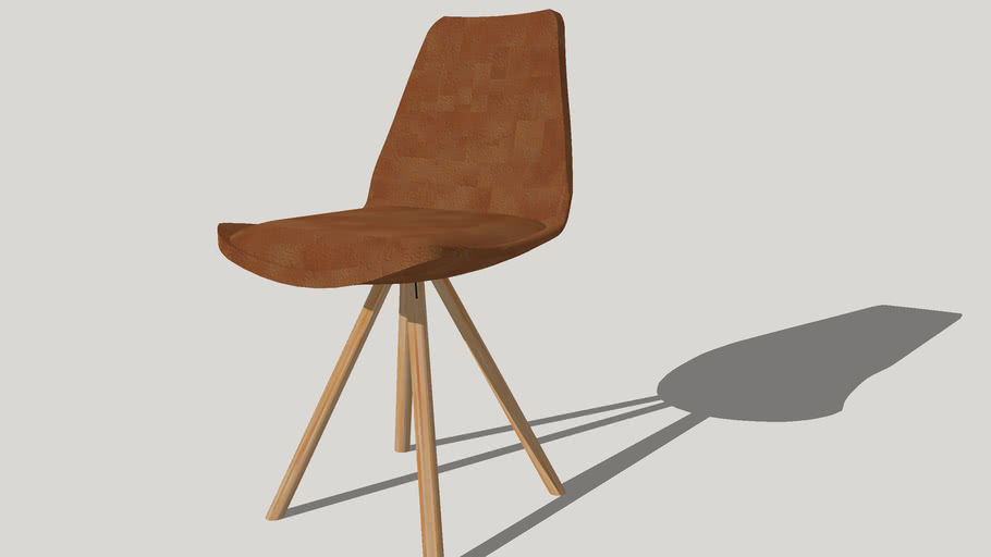 Design brown chair - STREET design chair | 3D Warehouse