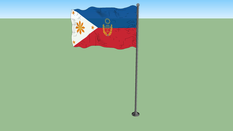 Official flag of the First Philippine Republic (1898-1901) | 3D Warehouse