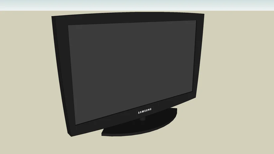 Samsung 40' Widescreen TV | 3D Warehouse