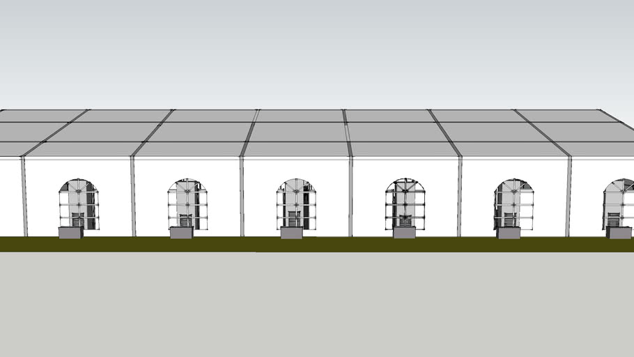 marquee tent + partition booth | 3D Warehouse