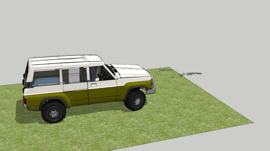 OLD Nissan Patrol GQ Y60 1988 - 1994 | 3D Warehouse