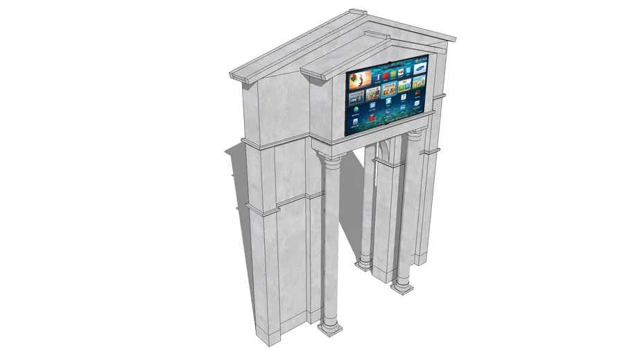 Vertical Info Display 2 | 3D Warehouse