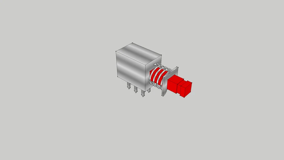 Push Button Hold Switch | 3D Warehouse
