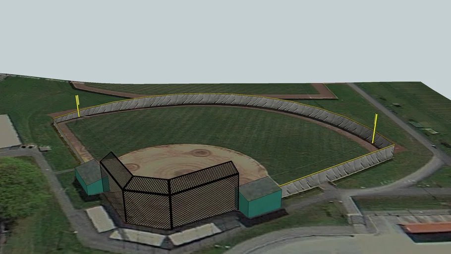 Castleton State Softball Field | 3D Warehouse