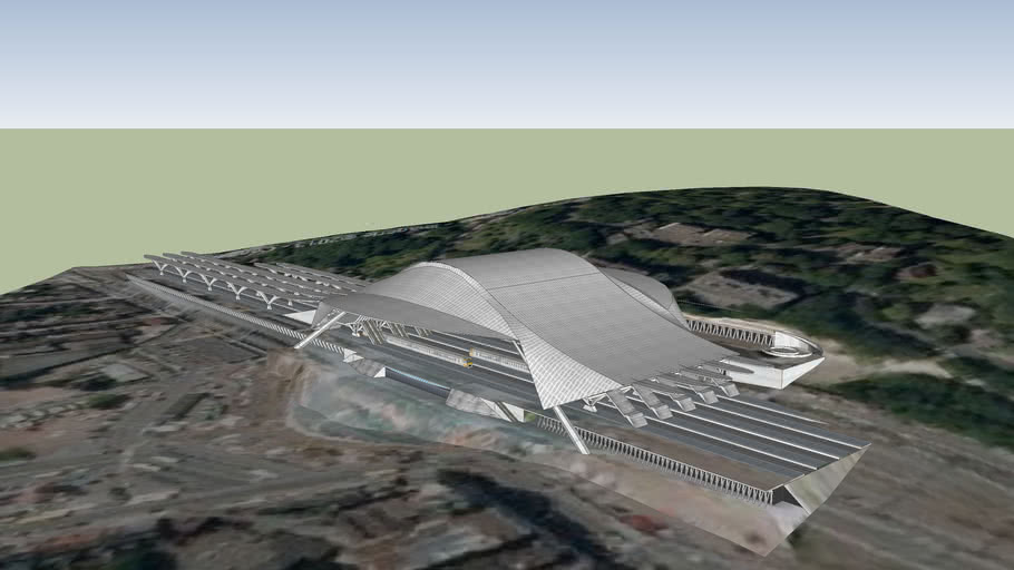 Liege gare des Guillemins | 3D Warehouse