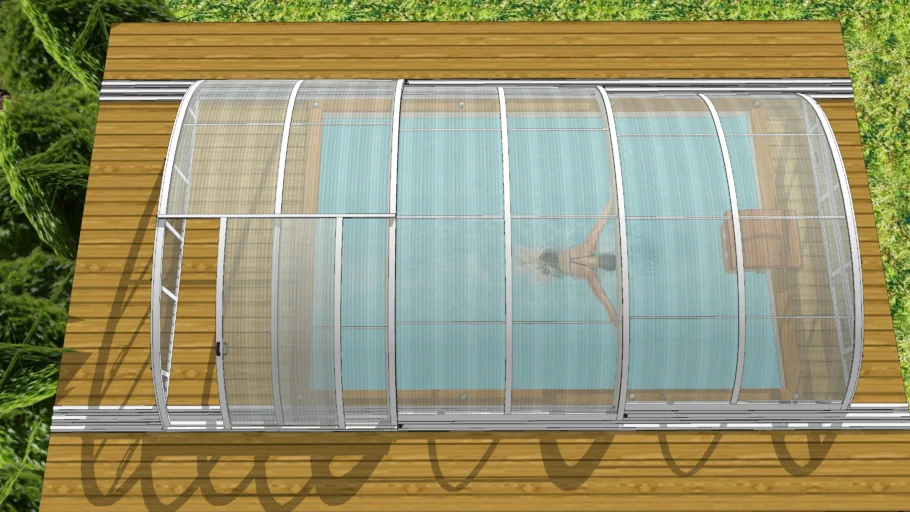 Sheltered swimming pool | 3D Warehouse