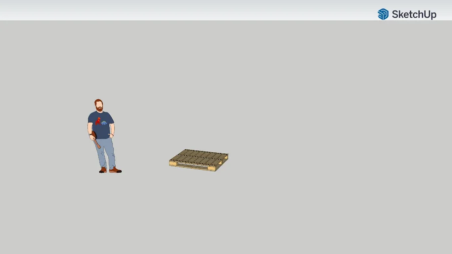 wooden pallet | 3D Warehouse