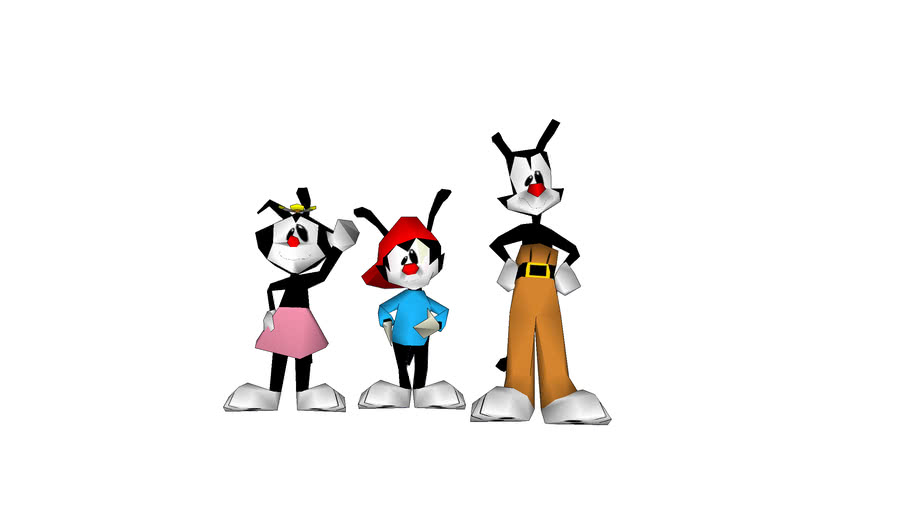 Animaniacs Warner Siblings | 3D Warehouse