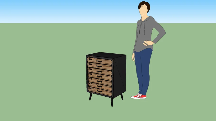 Sol cabinet L | 3D Warehouse