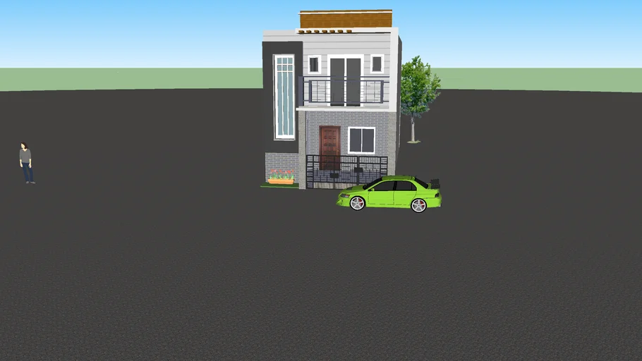 two storey residential | 3D Warehouse