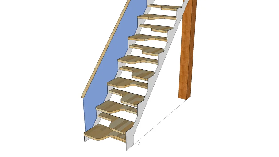 Escalera de paso samba | 3D Warehouse
