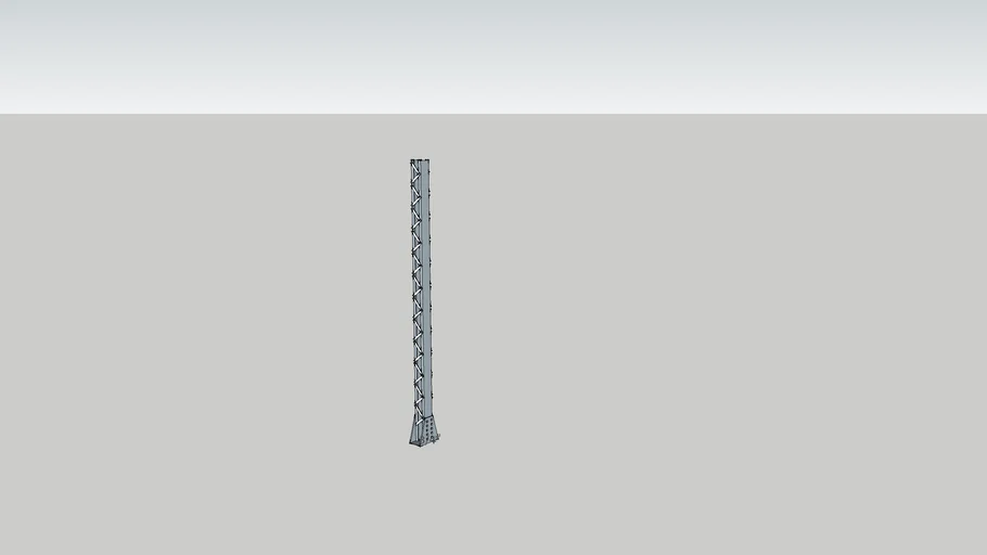Steel Column 21' | 3D Warehouse